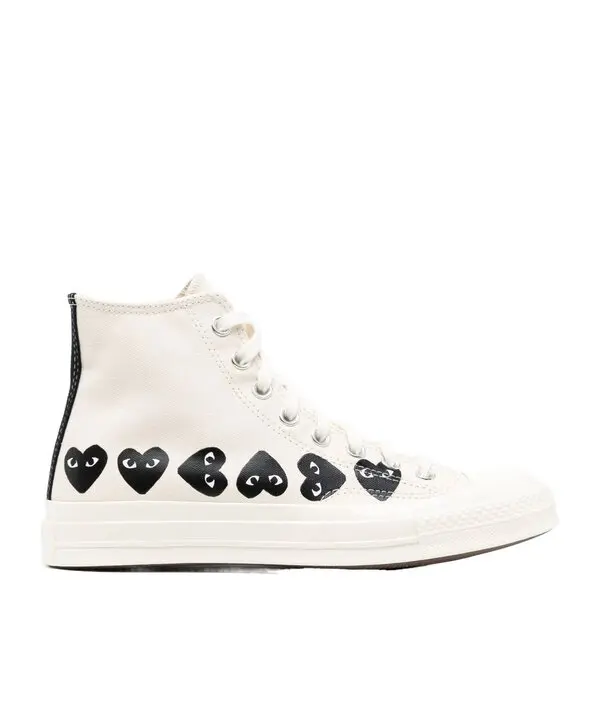 Play Comme Des Garcon High-top Sneakers - White