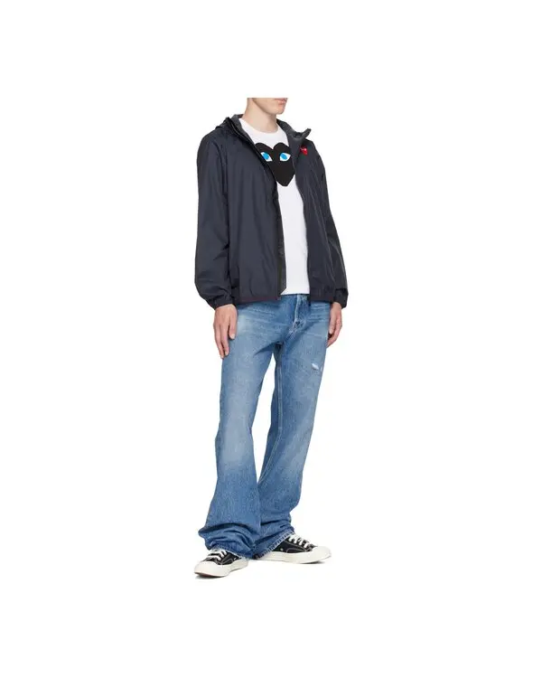 Play Comme Des Garcon Comme Des Garçons Play X Converse Chuck 70 Heart Printed Lace-up Sneakers