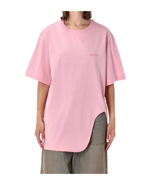 Attico Asymmetric Oversized T-shirt - Pink