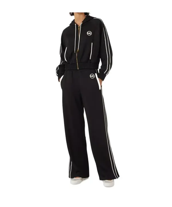 Michael Kors Contrast Trim Drawstring Sweatpants