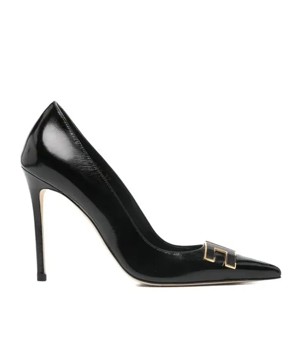 Elisabetta Franchi Logo-branded Stiletto Heels