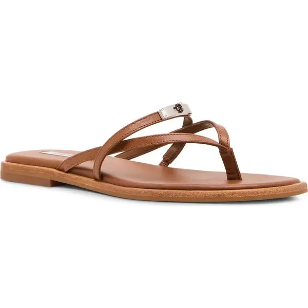 Steve Madden Catalina Flip Flop - Tan Leather