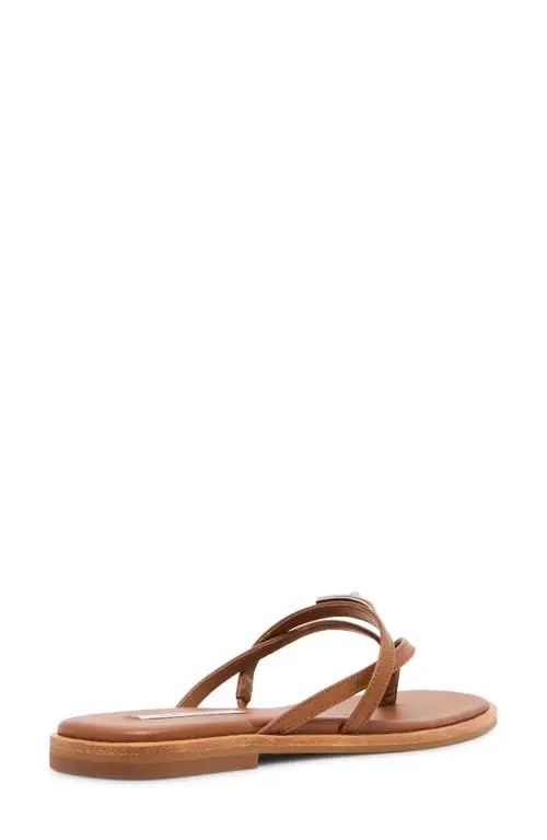 Steve Madden Catalina Flip Flop - Tan Leather
