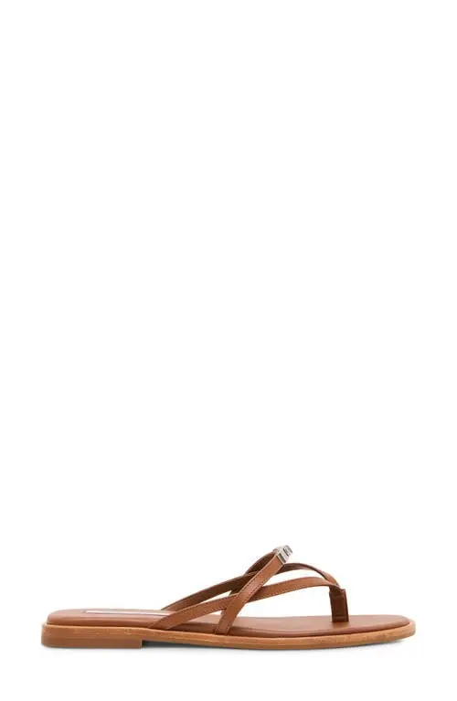 Steve Madden Catalina Flip Flop - Tan Leather
