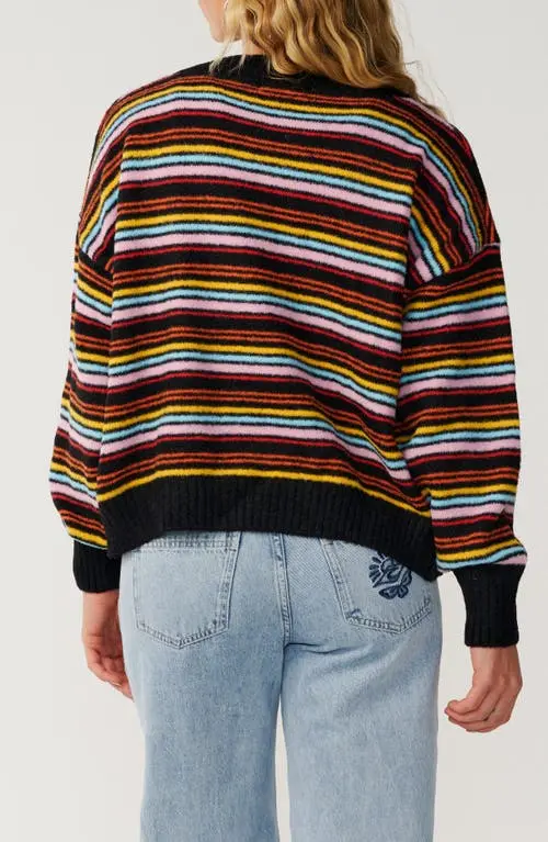 Rip Curl Surf Revival Jacquard Cardigan - Black/multi