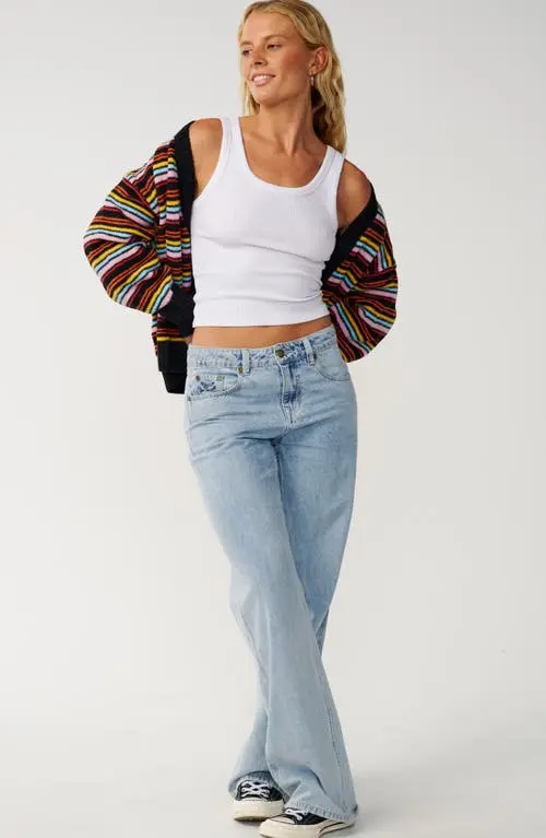 Rip Curl Surf Revival Jacquard Cardigan - Black/multi