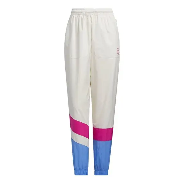 Adidas Woven Vbe Pants - White/pink
