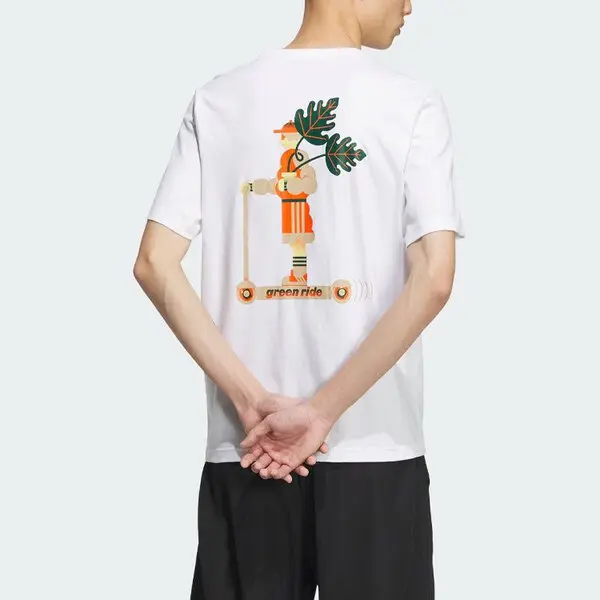 Adidas Neo Green Ride Graphic T-shirts