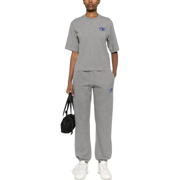 Off-White Flock Basic T-shirt 'grey