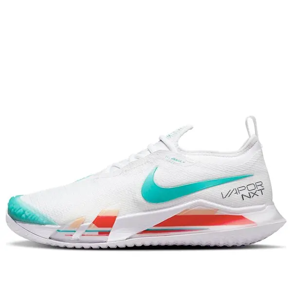 Nike Court React Vapor Nxt 'white Washed Teal Red - White/washed Teal/red
