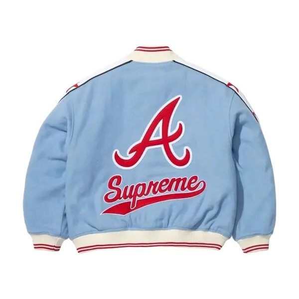Supreme X Mitchell & Ness Ss26 Teams Varsity Jacket