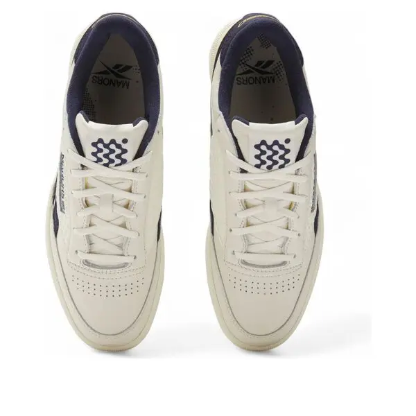 REEBOK X Manors Club C Revenge Vintage Sneakers - Navy/chalk/yellow