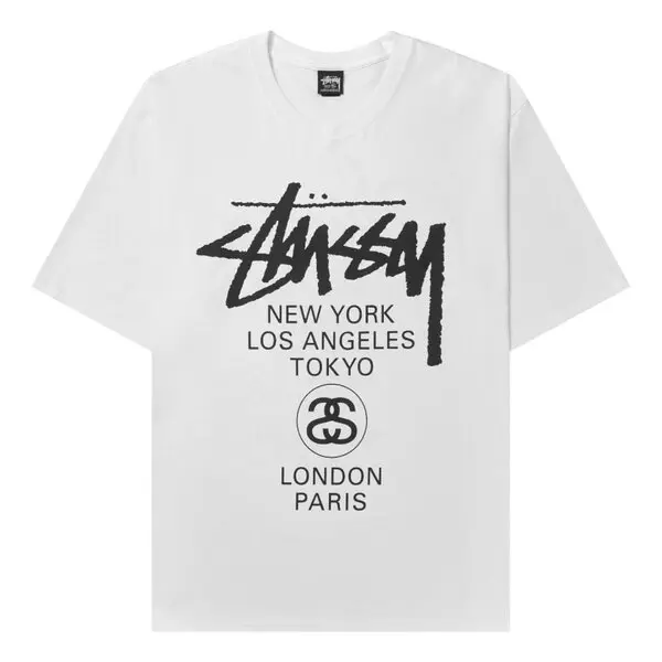 StÜssy World Tour T-shirt - White
