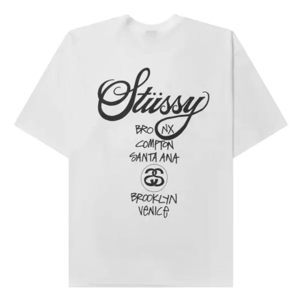 StÜssy World Tour T-shirt - White
