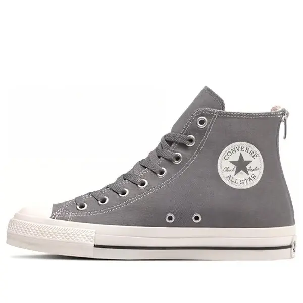 CONVERSE Chuck Taylor All Star Backzip High Top Sneakers - Grey/white