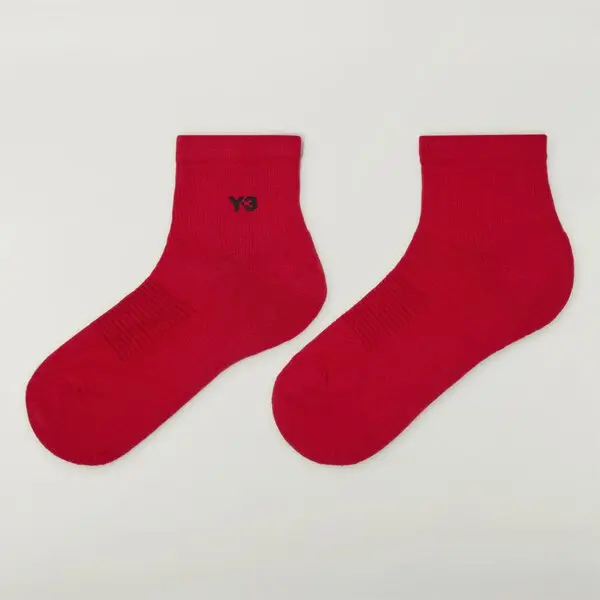 Adidas Y-3 Classic Low Socks - Scarlet