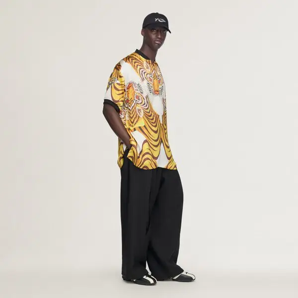 Adidas Y-3 Yellow Satin Graphic Jersey