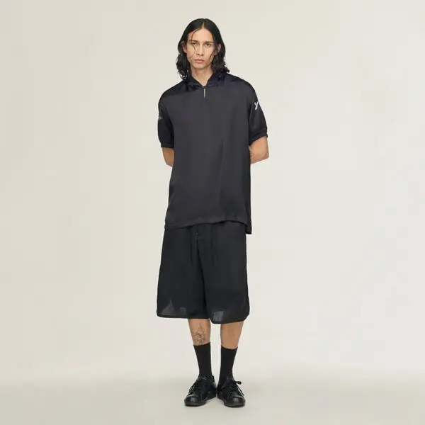 Adidas Y-3 Liquid Logo Satin Jersey