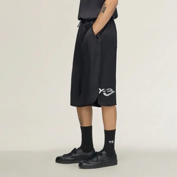 Adidas Y-3 Liquid Logo Shorts
