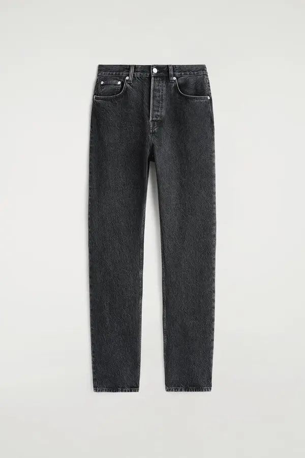 Cos Pipeline Slim-leg Jeans - Black