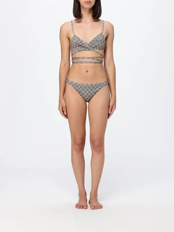 Gucci Monogram Swimsuit - Cream