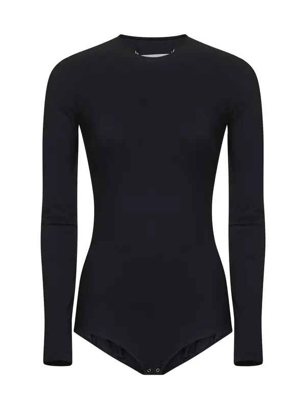 MAISON MARGIELA Long Sleeve Bodysuit - Multicolor
