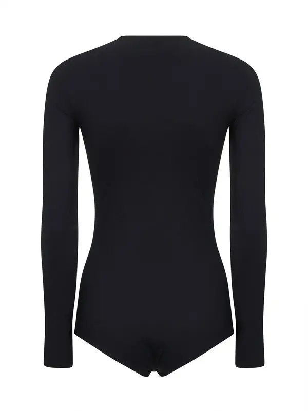 MAISON MARGIELA Long Sleeve Bodysuit - Multicolor