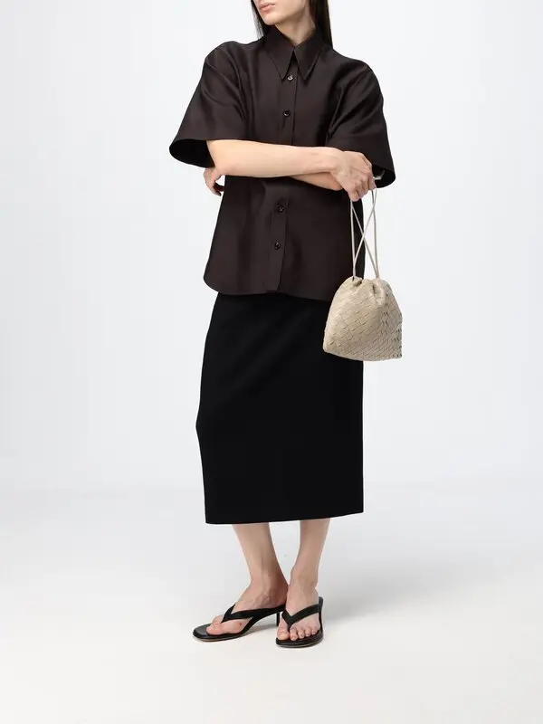 Bottega Veneta Woven Shoulder Bag - Cream