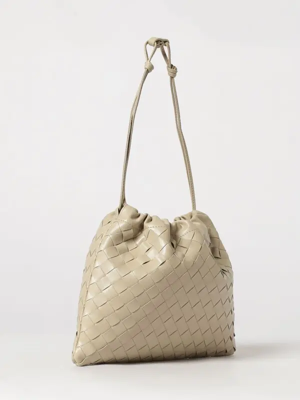 Bottega Veneta Woven Shoulder Bag - Cream
