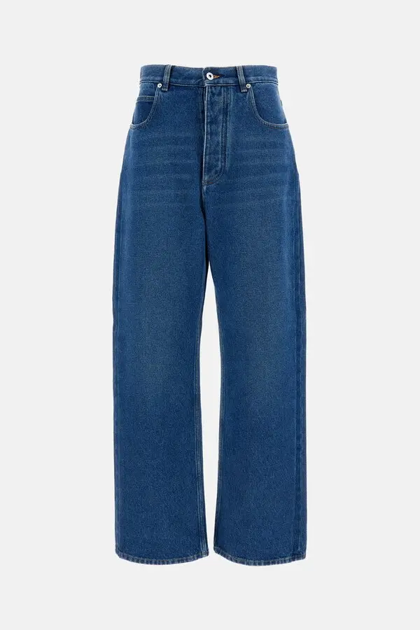 Bottega Veneta Wide Leg Jeans - Multicolor