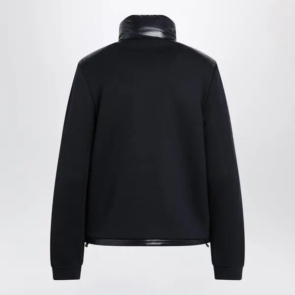 Moncler Navy Padded Zip-up Sweatshirt