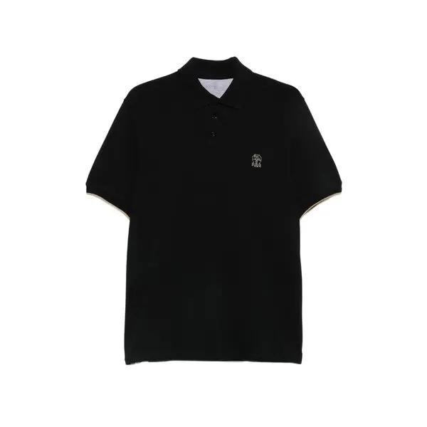 Brunello Cucinelli Polo Shirts - Black