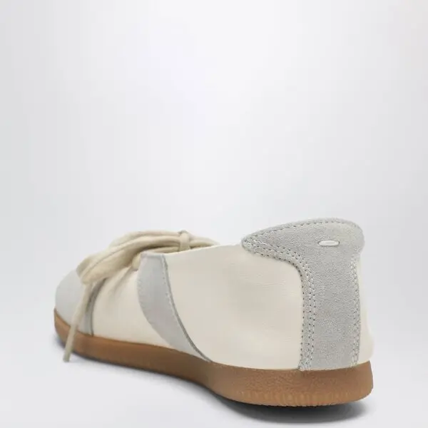MAISON MARGIELA Replica Ballet Lace-up Flats - Cream