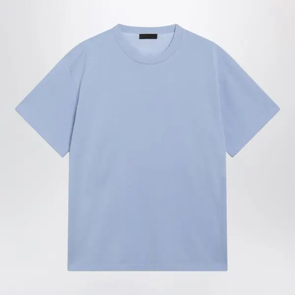 Prada Sky Cotton T-shirt - Blue