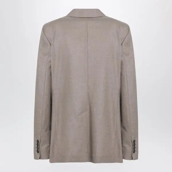 Max Mara Single-breasted Jacket In Cashmere Foule