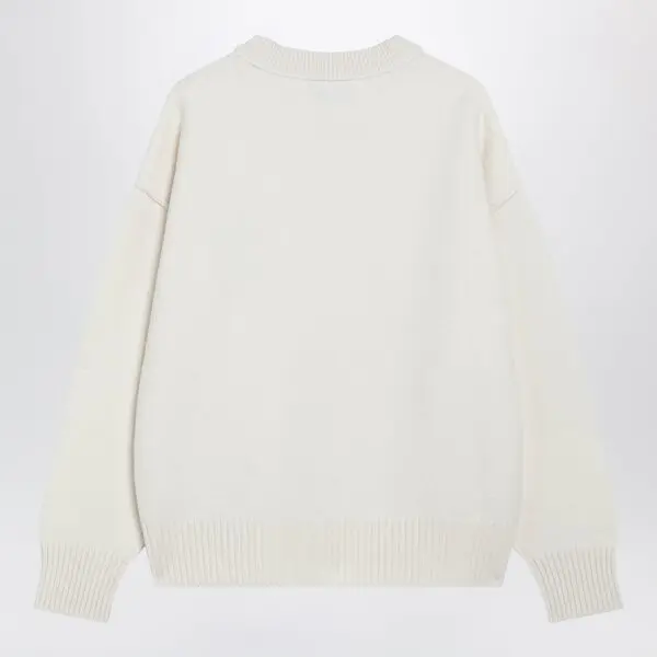 AMI Paris De Coeur Sweater In Virgin Wool