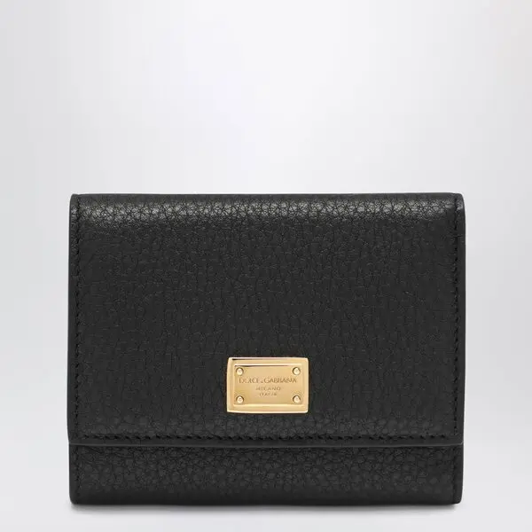 Dolce & Gabbana Dauphine Calf Leather Wallet - Black