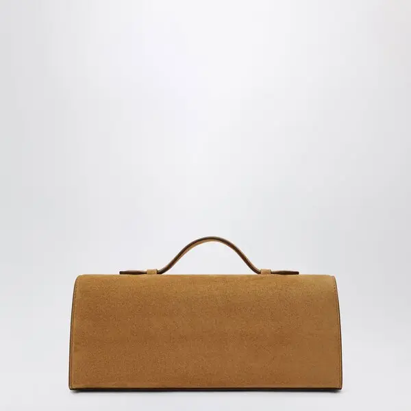 Savette Slim Symmetry Pouch In Calf Leather - Cream
