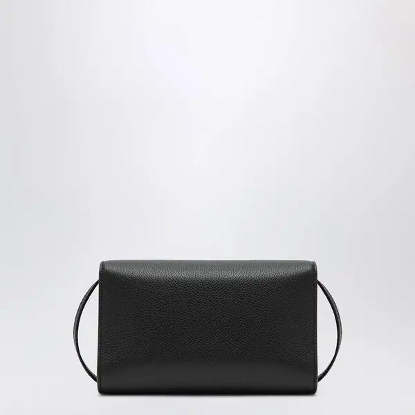 Savette Mini Symmetry Crossbody Bag In Leather - Black