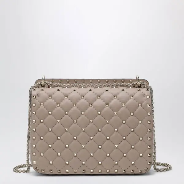 Valentino Garavani Medium Rockstud Spike Bag In Nappa Leather - Pink