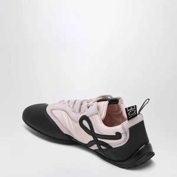 Loewe Grip Sneakers In Nylon And Suede - Pink