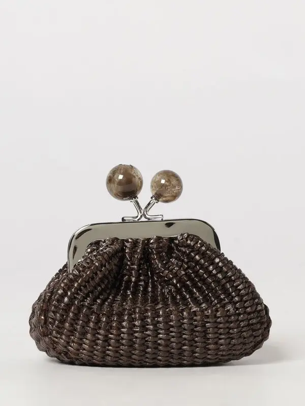 Max Mara Woven Shoulder Bag - Brown
