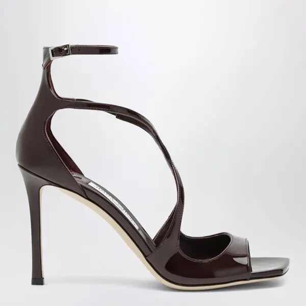 JIMMY CHOO Azia Sandals In Patent Leather - Red