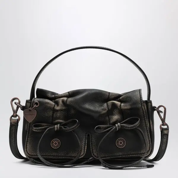 Acne Studios Micro Bag With Multiple Pockets Dark /beige - Brown
