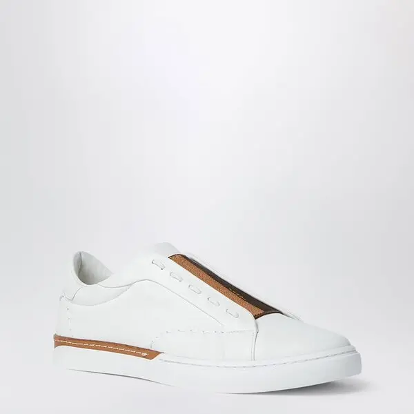 Fendi City Low-top Sneakers In Leather