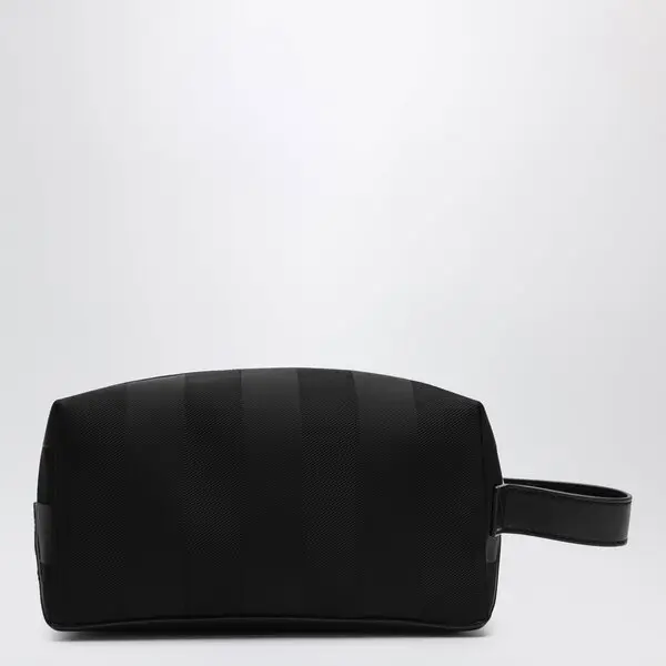 Fendi Lui Beauty Case In Pequin Nylon - Black
