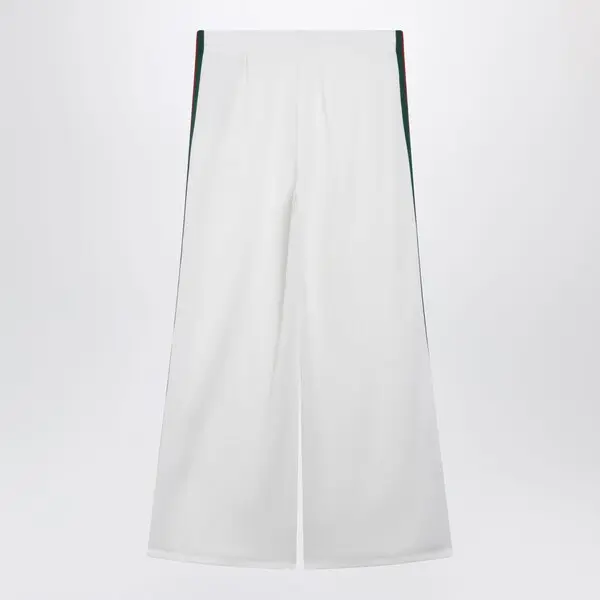 Gucci Cotton Jersey Leisure Trousers With Web Stripe