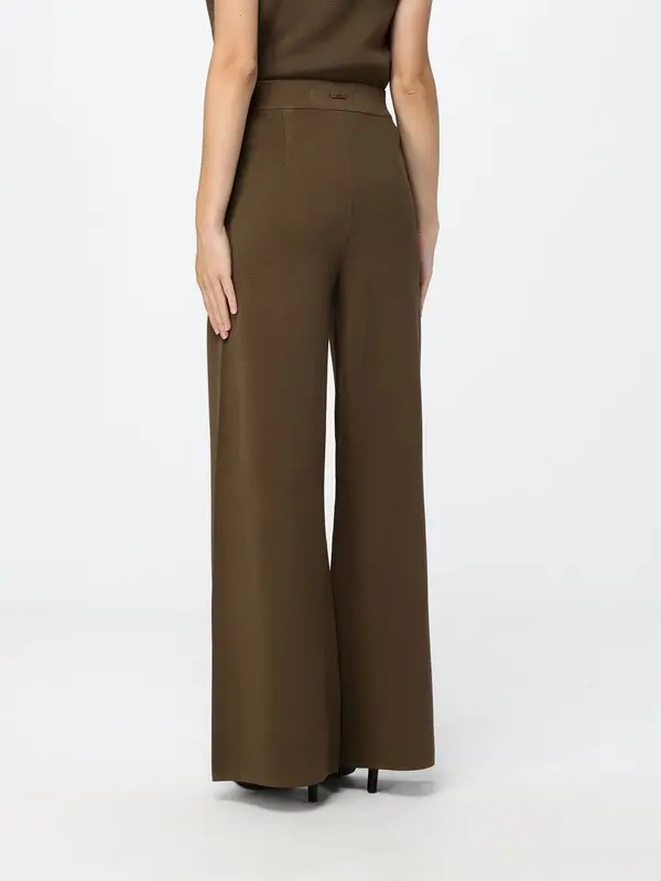 Max Mara Wide Leg Tailored Trousers - Green
