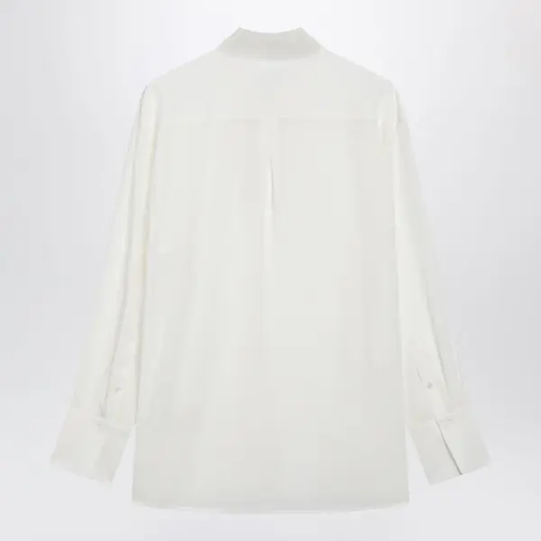 TOTEME Silk Crêpe De Chine Shirt - White