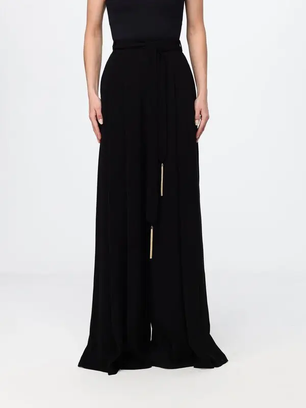 Max Mara Tailored Wide Leg Pants - Black